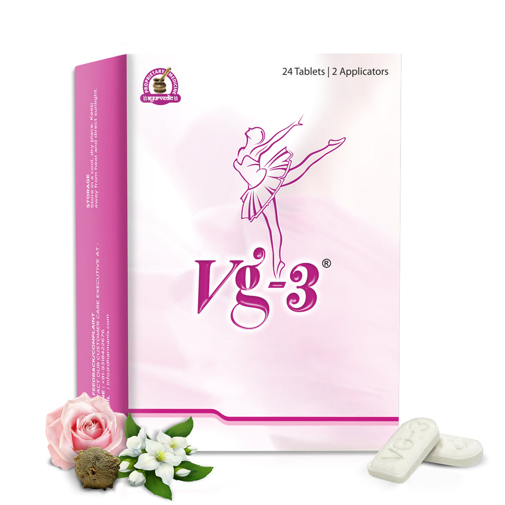 Vg-3 | Vg3 Tightening & Rejuvenation Tablets with Applicator | 24 Tablets